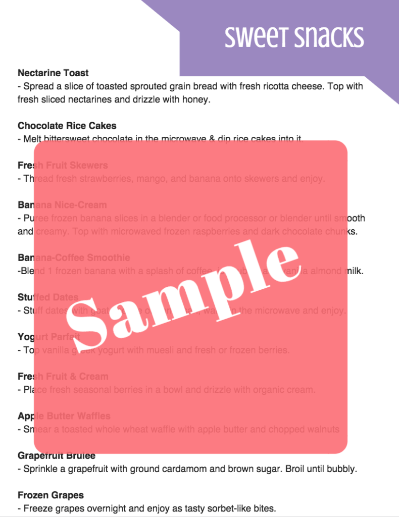 Easy Peasy Simple Snacking Guide - Well Resourced Dietitian