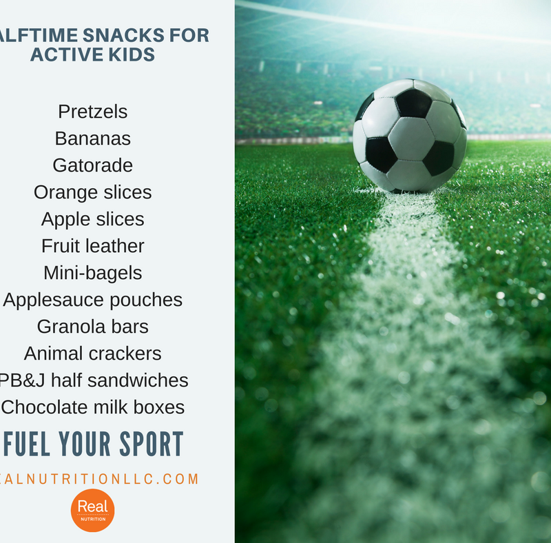Halftime snacks for active kids - Well Resourced Dietitian