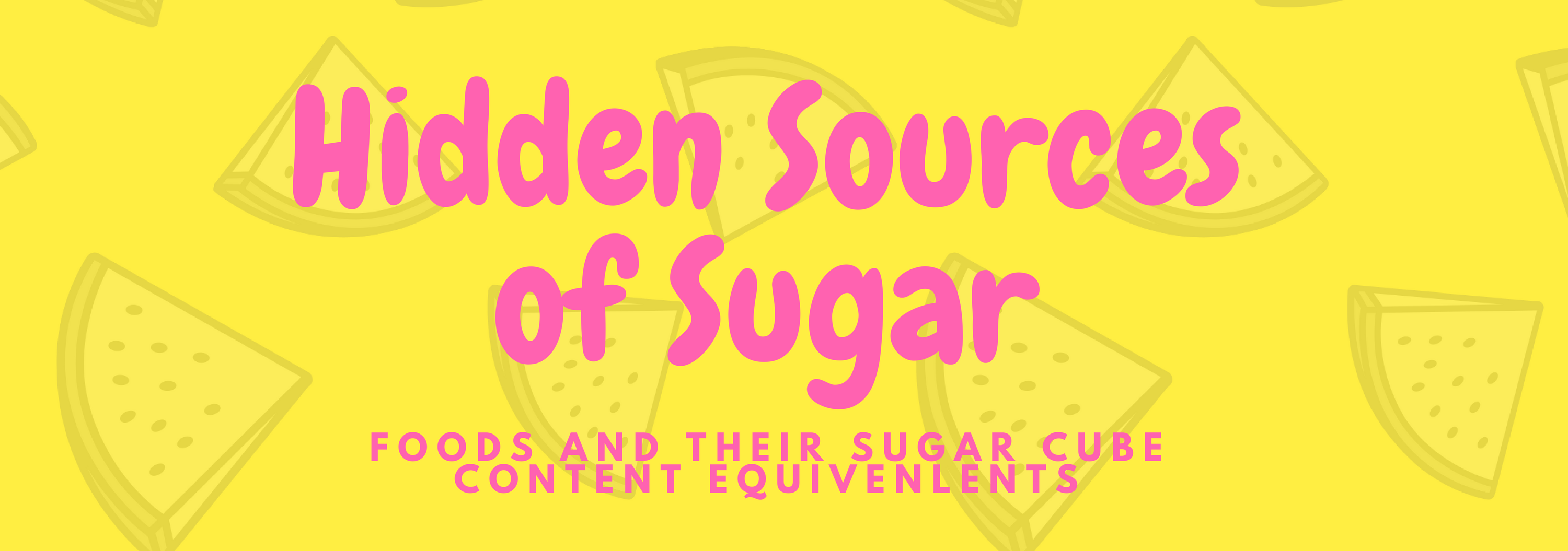 Hidden sources of sugar: A visual aid - Well Resourced Dietitian