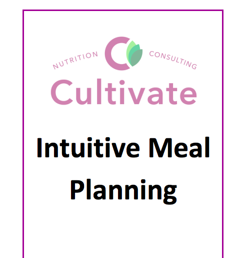 Intuitive Meal Planning - Well Resourced Dietitian