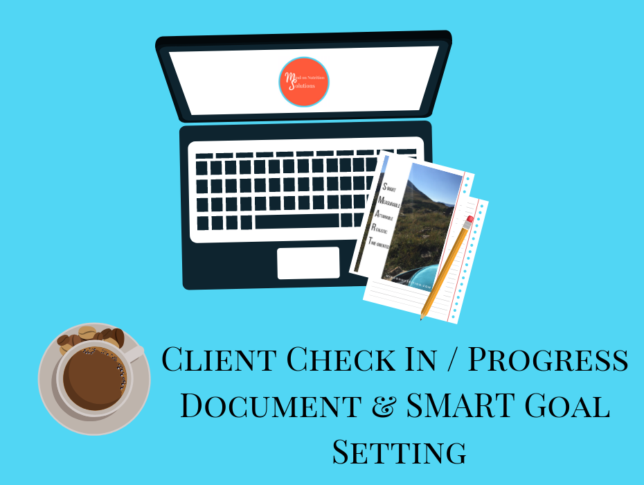 Fitness Dietitian's Client Check In Sheet - Well Resourced Dietitian