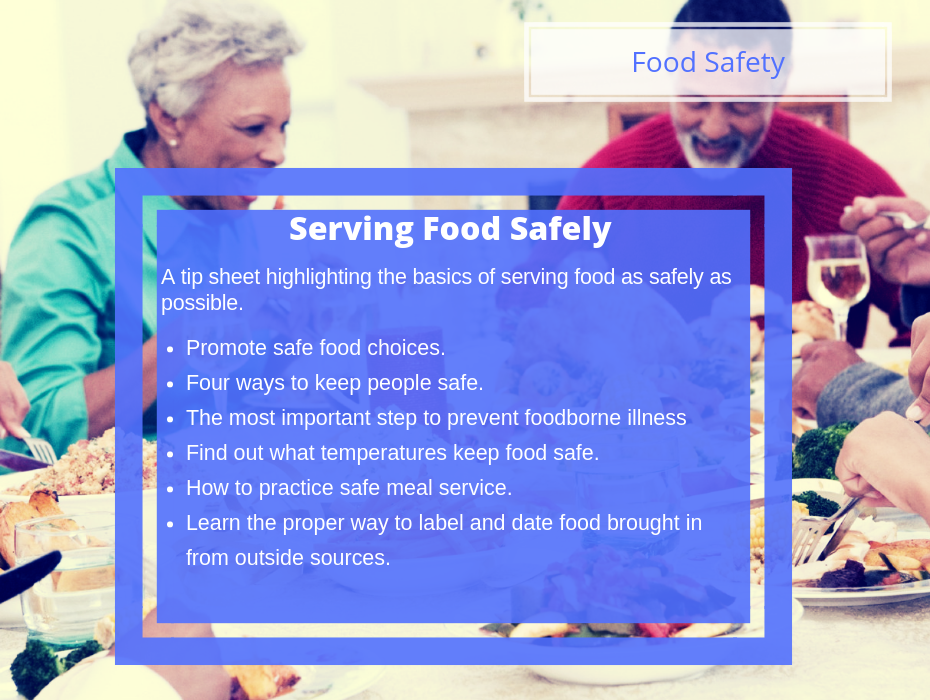 Serving Food Safely is Critical in Long Term Care - Well Resourced ...