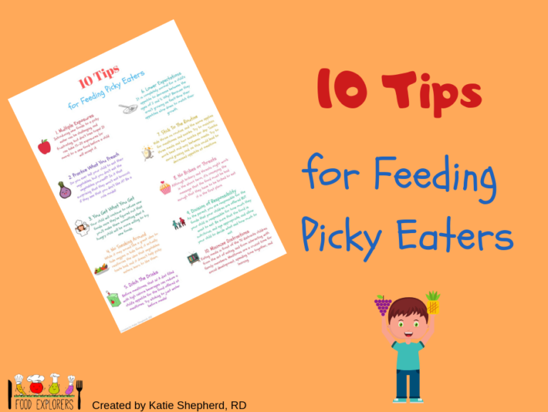 10 Tips for Feeding Picky Eaters - Well Resourced Dietitian
