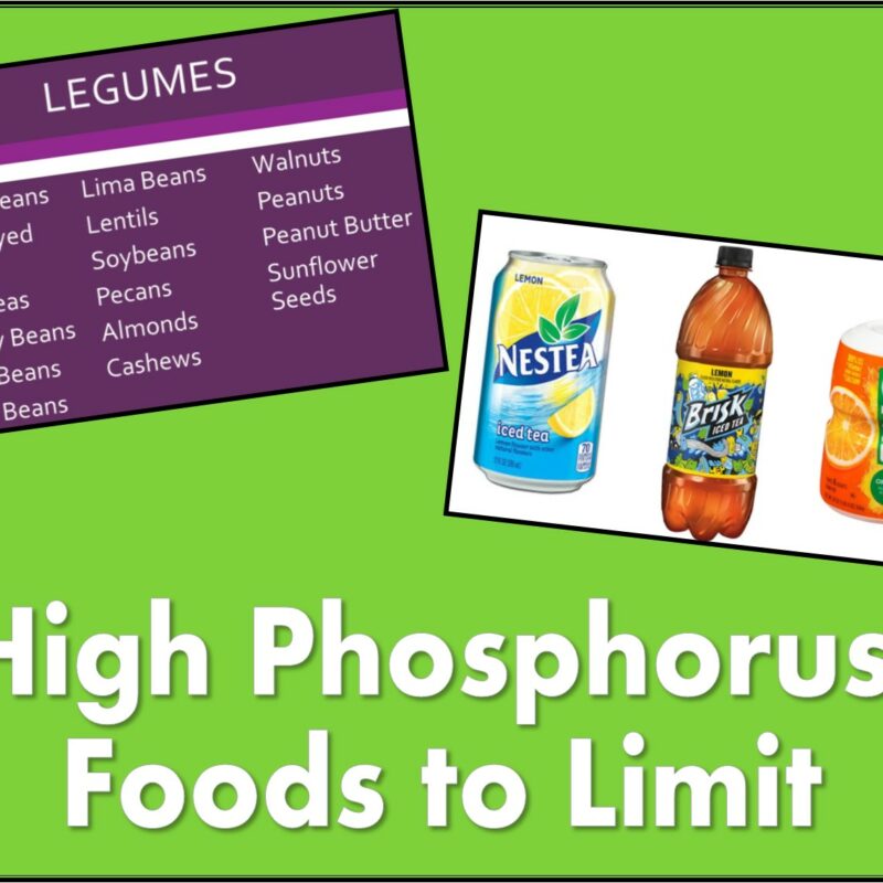 High Phosphorus Foods to Limit - Well Resourced Dietitian