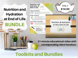 Nutrition and Hydration at End of Life BUNDLE - Well Resourced Dietitian
