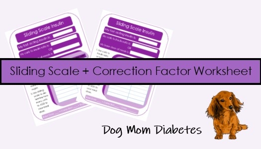 Sliding Scale + Correction Factor Worksheet - Well Resourced Dietitian