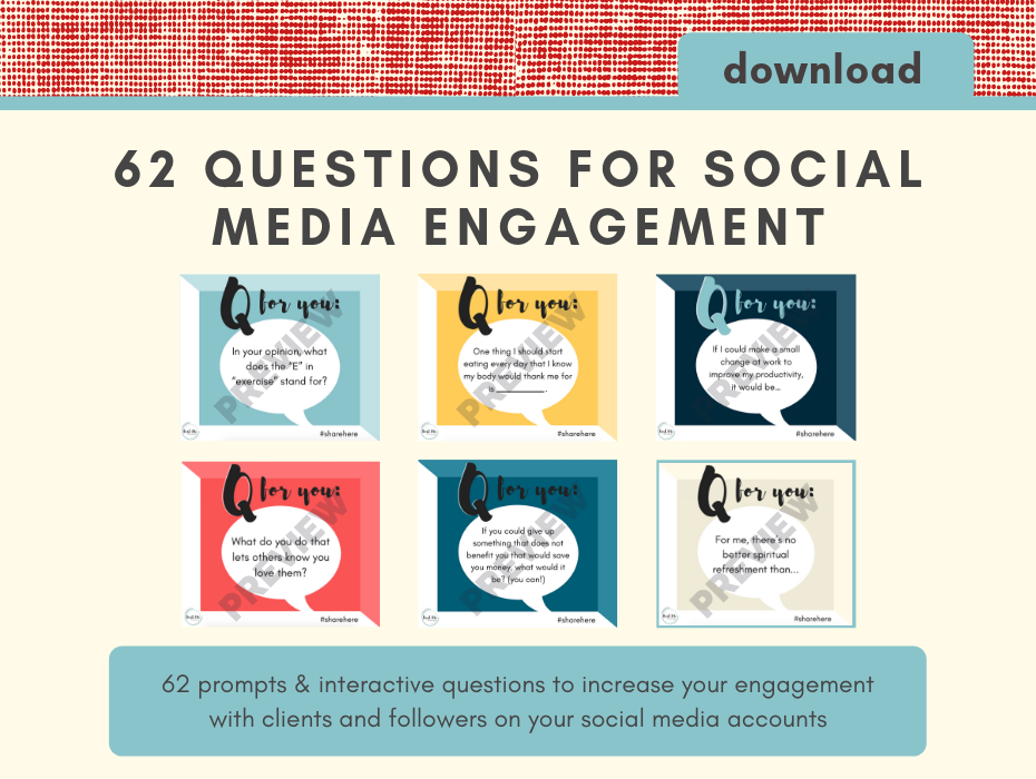 Done-for-you Graphic Prompts: Easy Social Media Engagement - Well ...