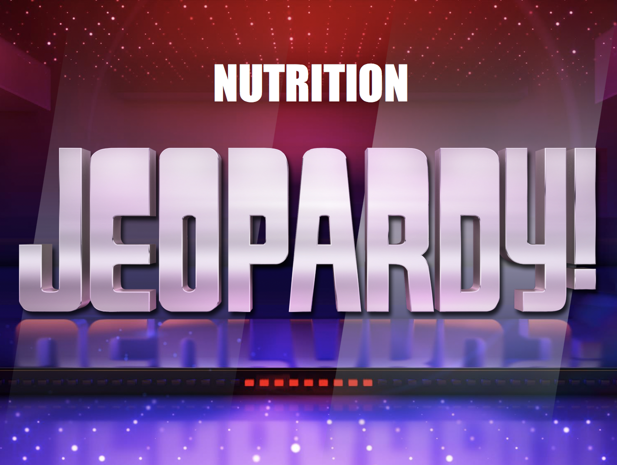 Nutrition Jeopardy - Well Resourced Dietitian