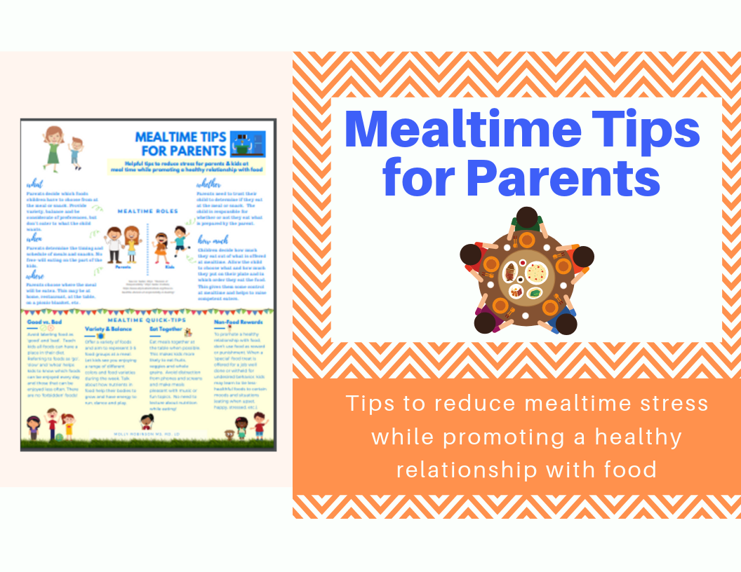 Mealtime Tips for Parents - Well Resourced Dietitian