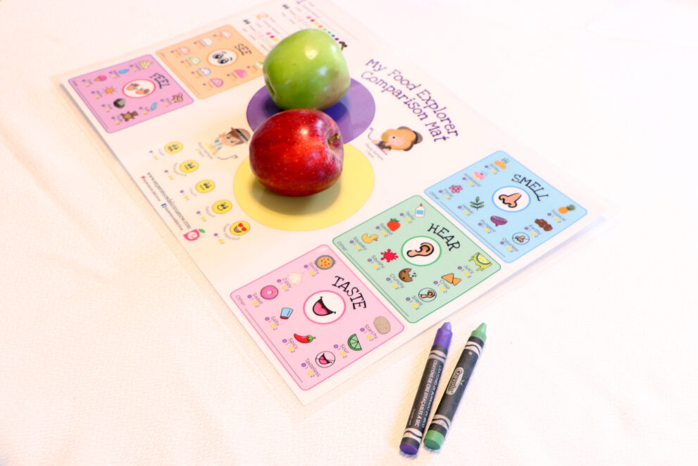 Placemats for Kids, Five Senses, Picky Eater, Teaching Resource, STEAM ...