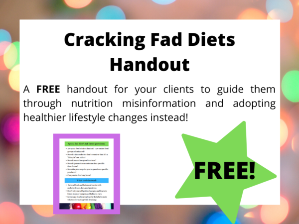 Free Resources - Well Resourced Dietitian