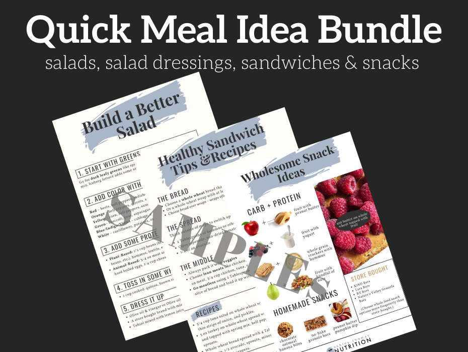 Simple Recipe Bundle - Well Resourced Dietitian