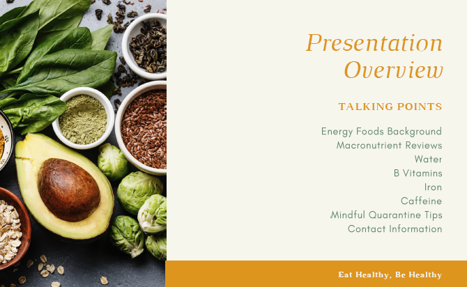 Eat Healthy, Be Healthy - Well Resourced Dietitian