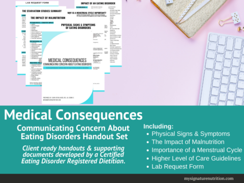 Eating Disorder Recovery - Well Resourced Dietitian