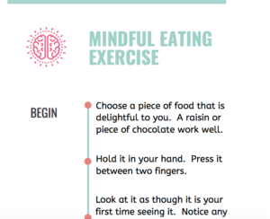 Mindful Eating Intuitive Eating Exercise, The Raisin Tasting Exercise ...