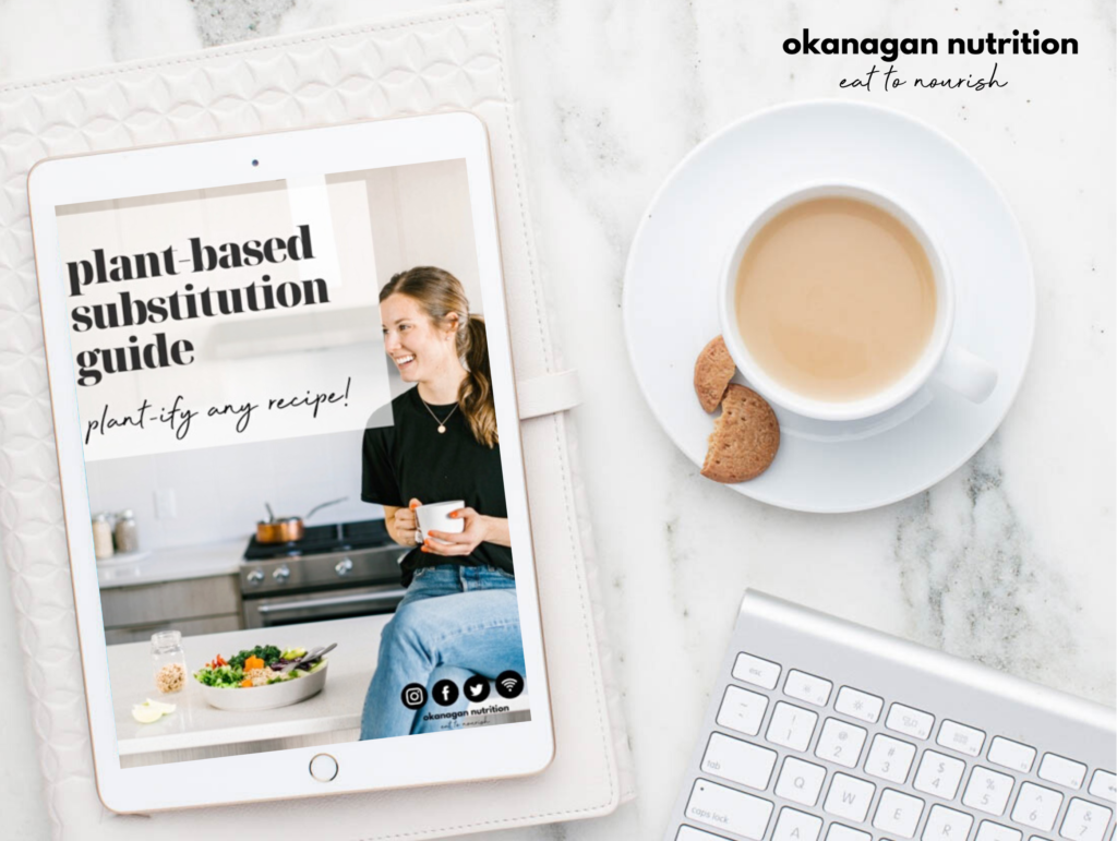 Plant-Based Substitution Guide - Well Resourced Dietitian