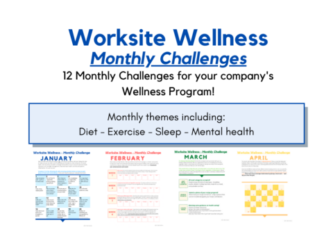 12 Months of the Year Worksite Wellness Monthly Challenges - Well ...