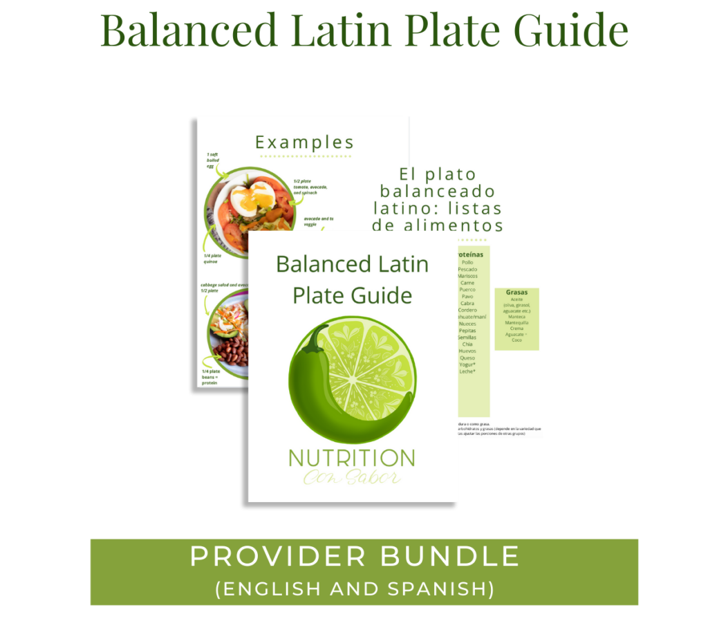 Balanced Latin Plate Guide - Provider Bundle - Spanish, English ...