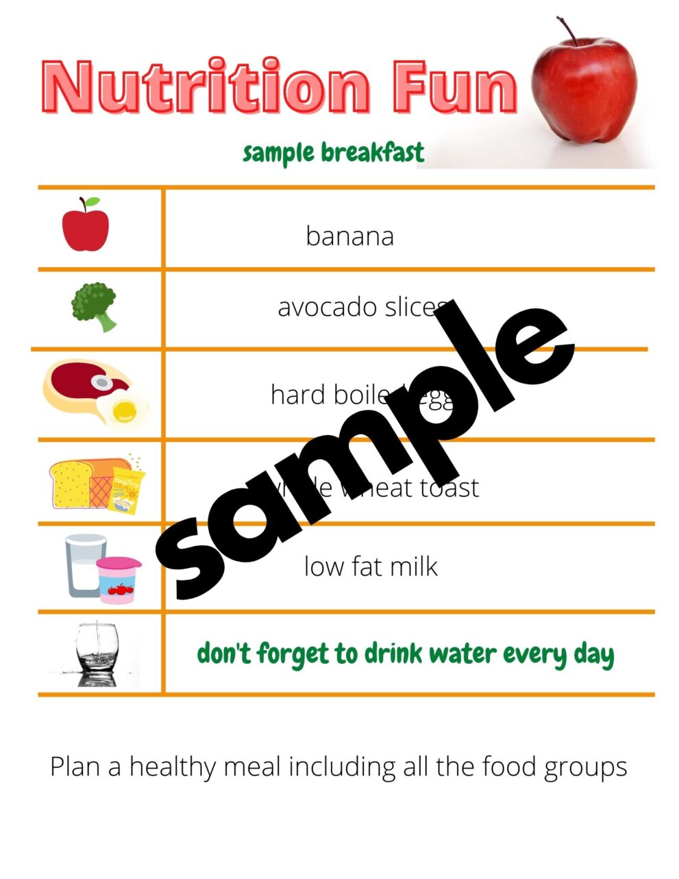 Nutrition Fun for Kids. It's never to early to learn good eating habits ...