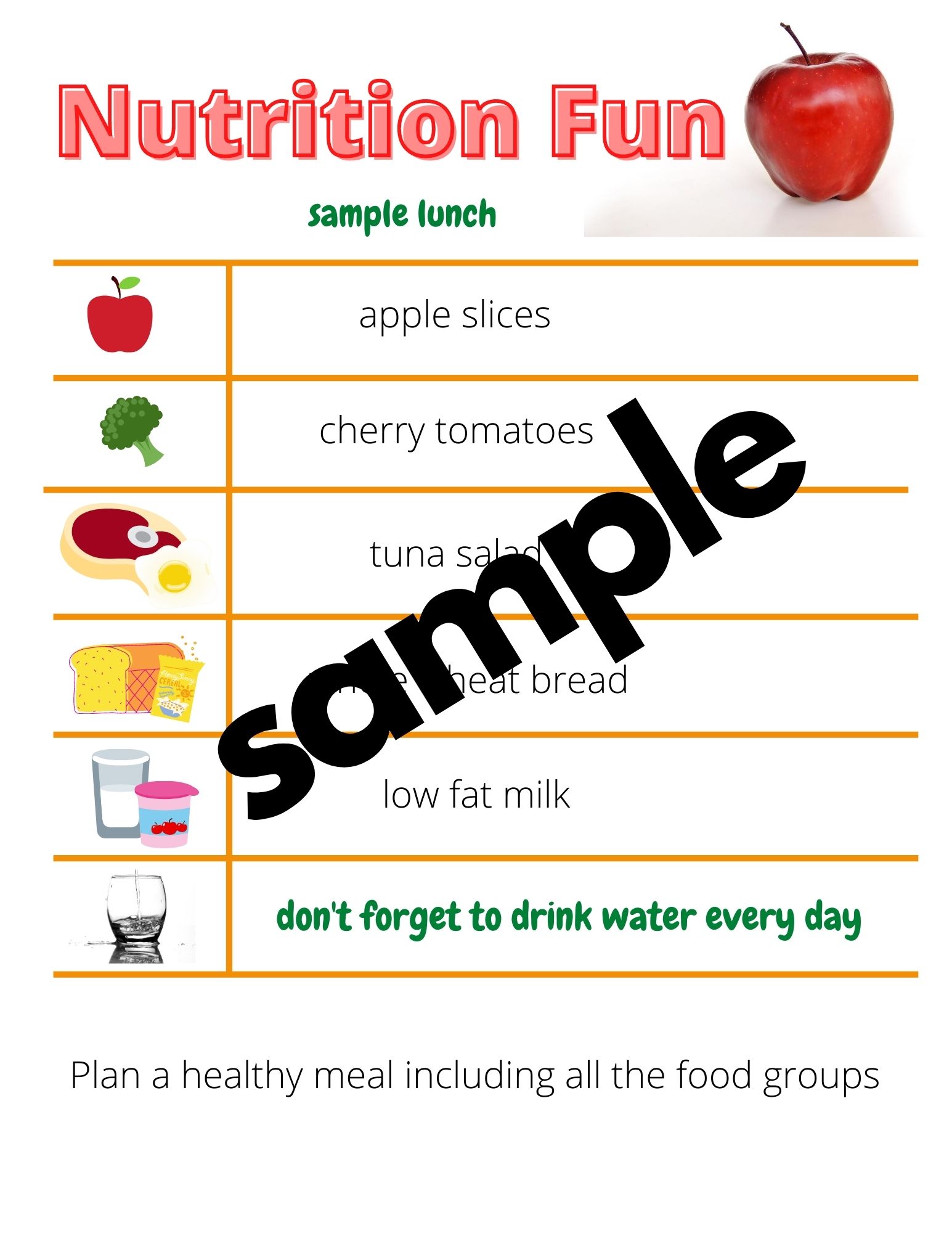 Nutrition Fun for Kids. It's never to early to learn good eating habits ...