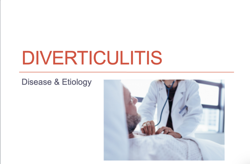 Diverticulitis Disease and Etiology PowerPoint Presentation - Well ...