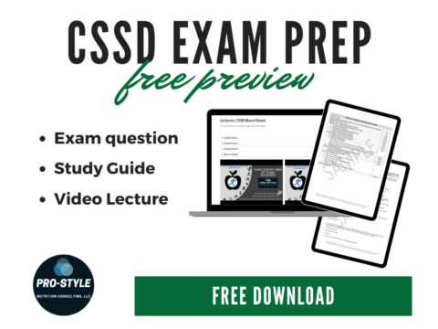Free Sample Pages for Pro-Style Nutrition Study Guide and Mock Exam for ...