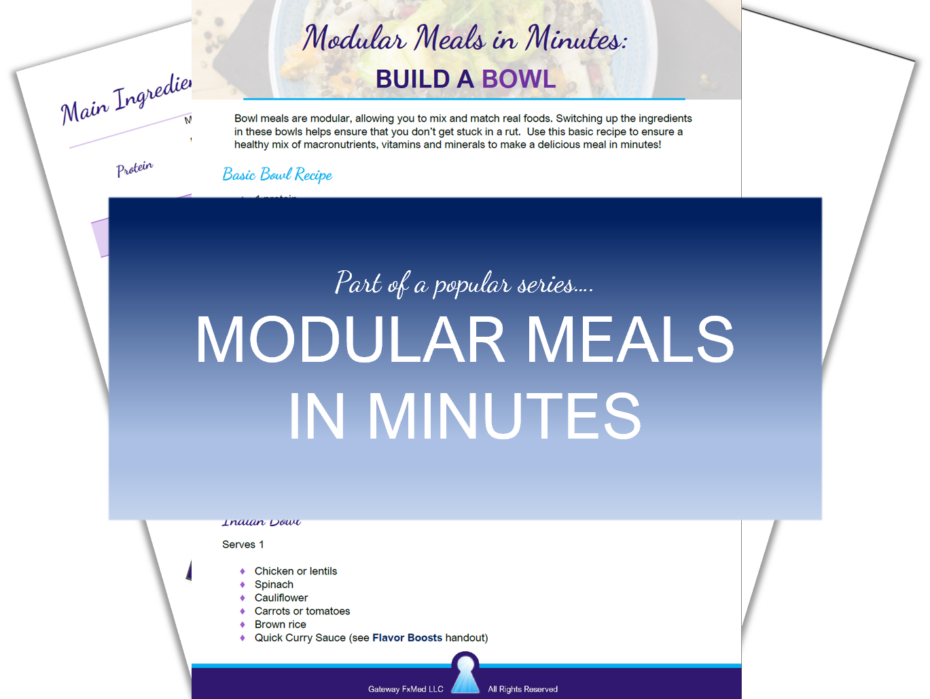 Build a Bowl - Modular Lunch Recipes | Well Resourced Dietitian