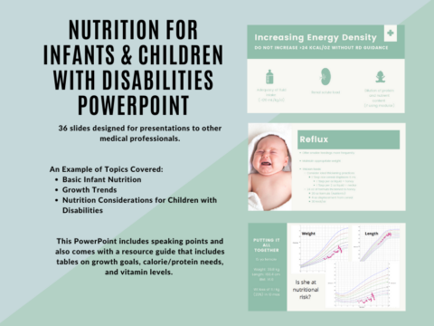 Nutrition for Infants & Children with Disabilities PowerPoint and ...