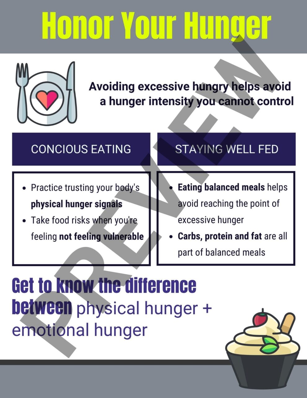 Intuitive Eating Guidebook: A non-diet approach for practicing food ...