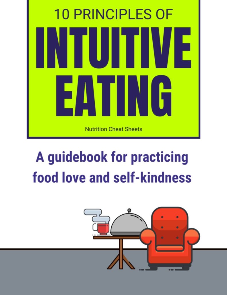 Intuitive Eating Guidebook: A non-diet approach for practicing food ...