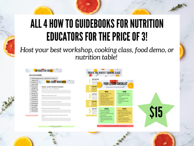 Nutrition Educator How To Guidebook Bundle - Well Resourced Dietitian