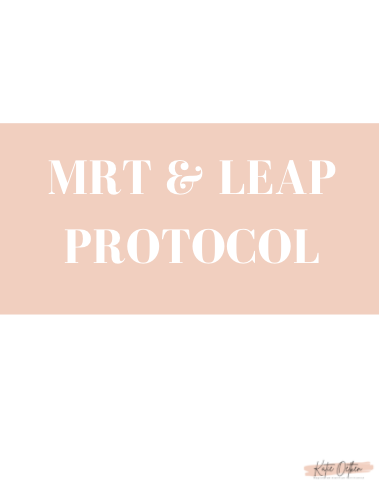 MRT & LEAP Protocol - Well Resourced Dietitian