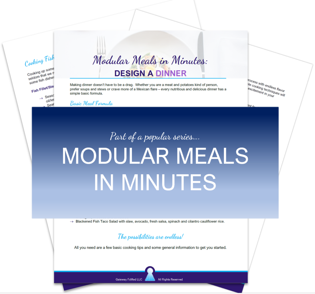 Design a Dinner - Modular Dinner Recipes - Well Resourced Dietitian