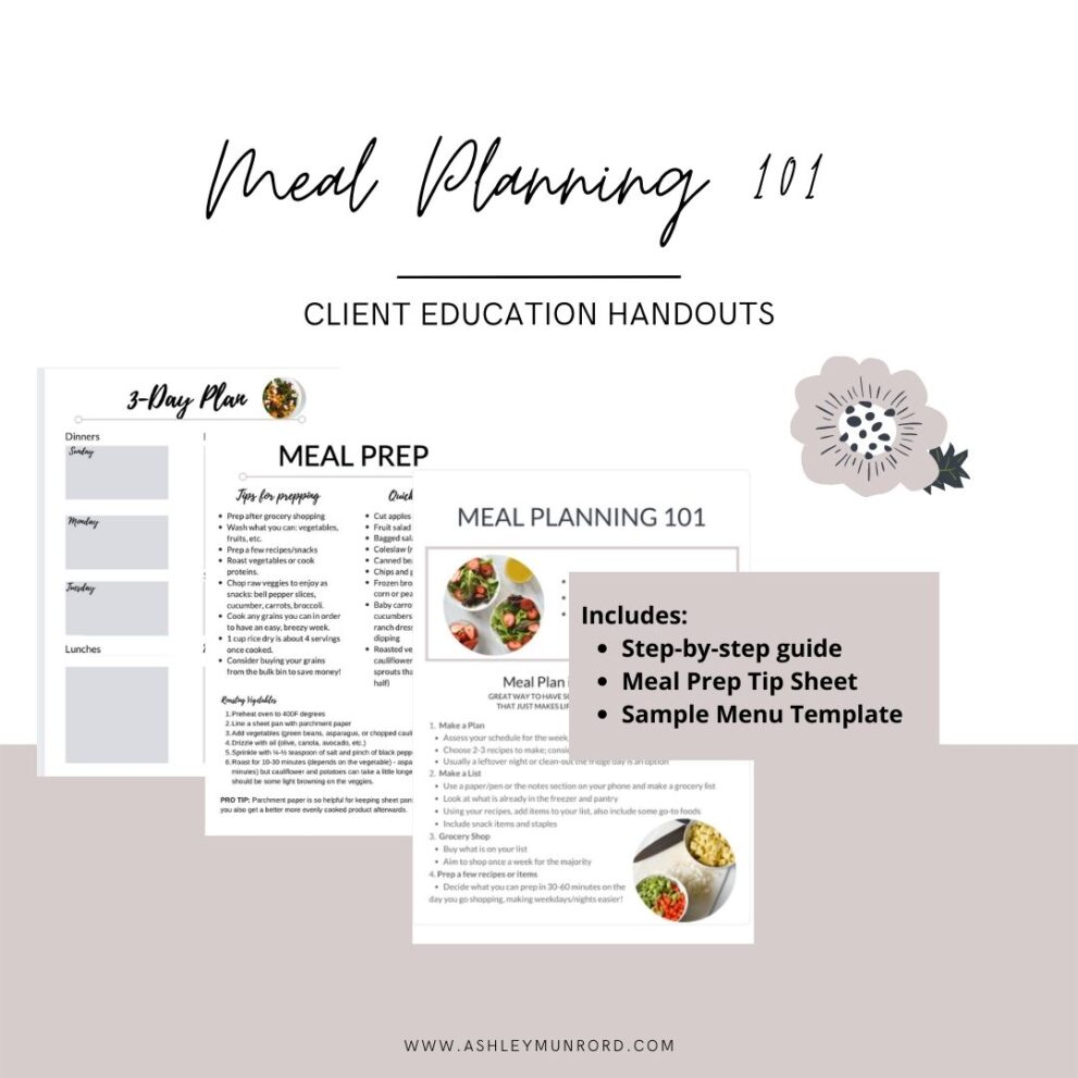Flexible Meal Planning 101 - Well Resourced Dietitian
