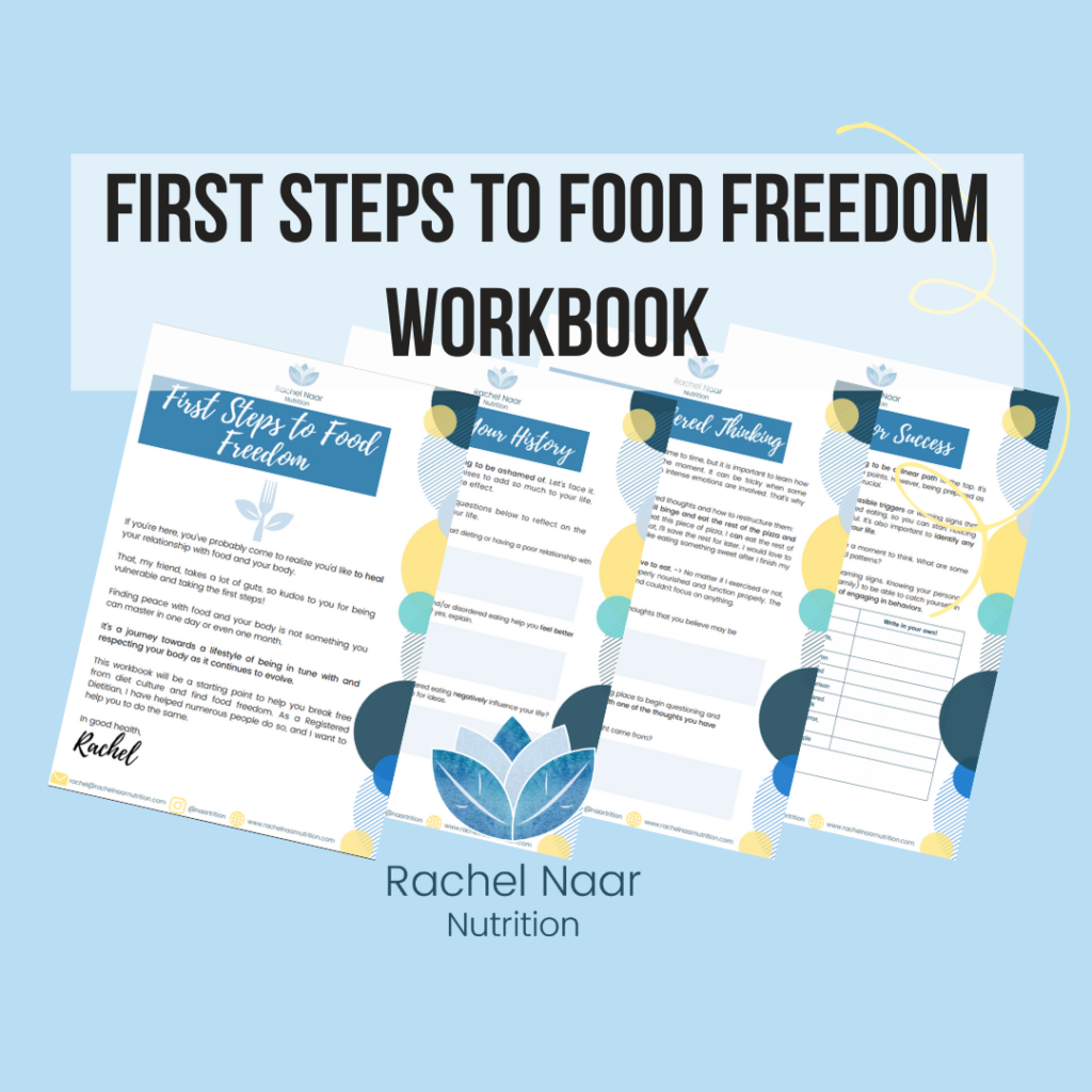 Intuitive Eating Explained: First Steps to Food Freedom Workbook - Well ...