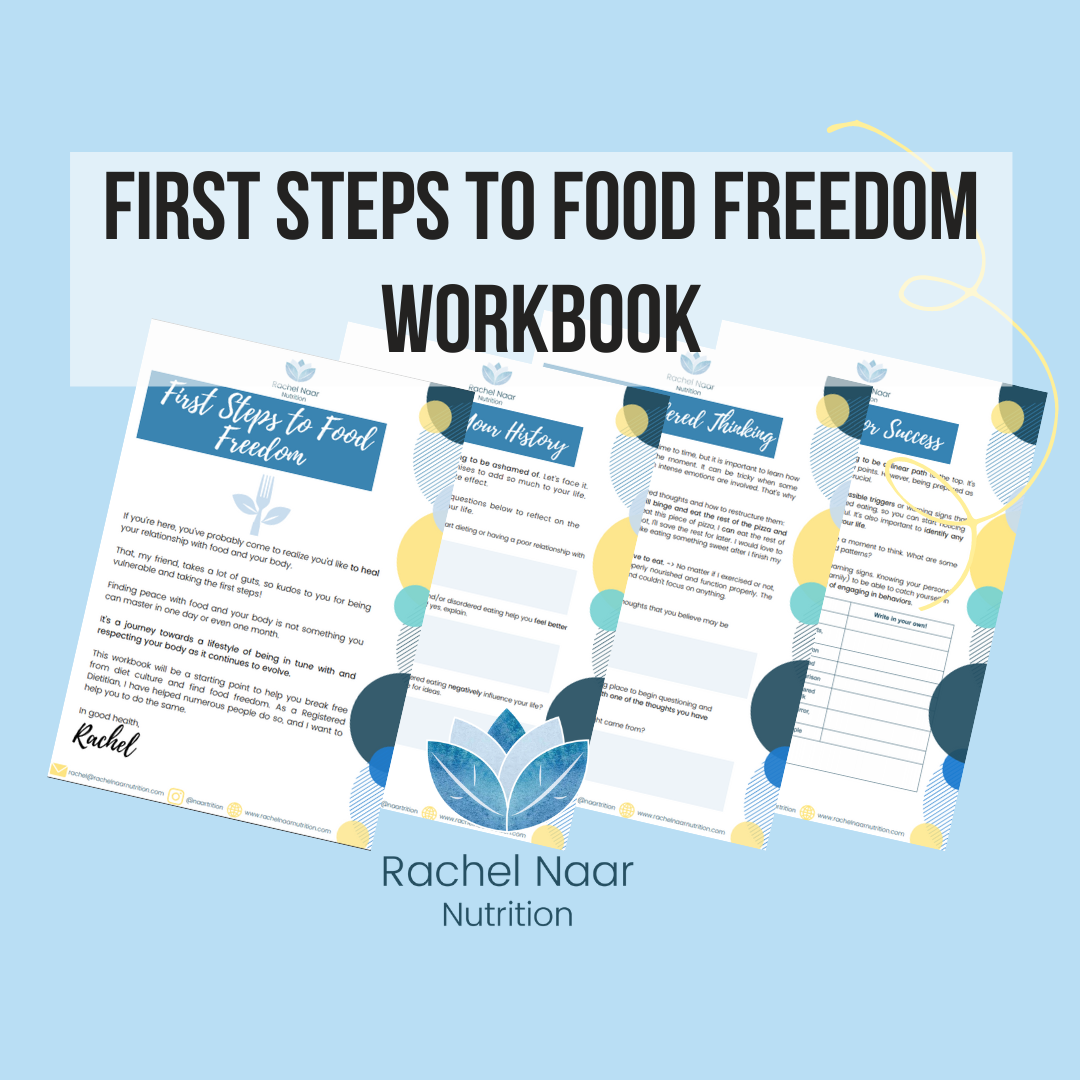 Intuitive Eating Explained: First Steps to Food Freedom Workbook - Well ...