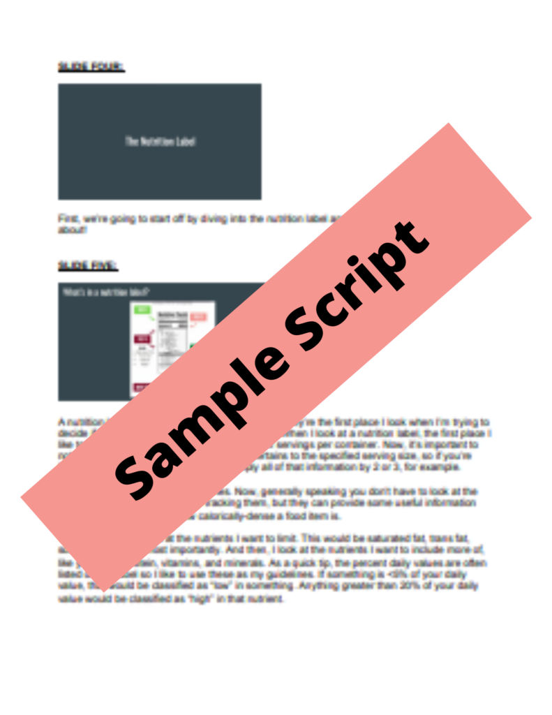 How To: Decode Nutrition Labels - Well Resourced Dietitian