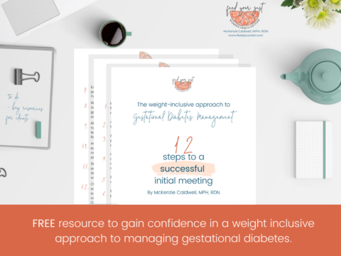 The Weight Inclusive Approach to Gestational Diabetes Management - Well ...