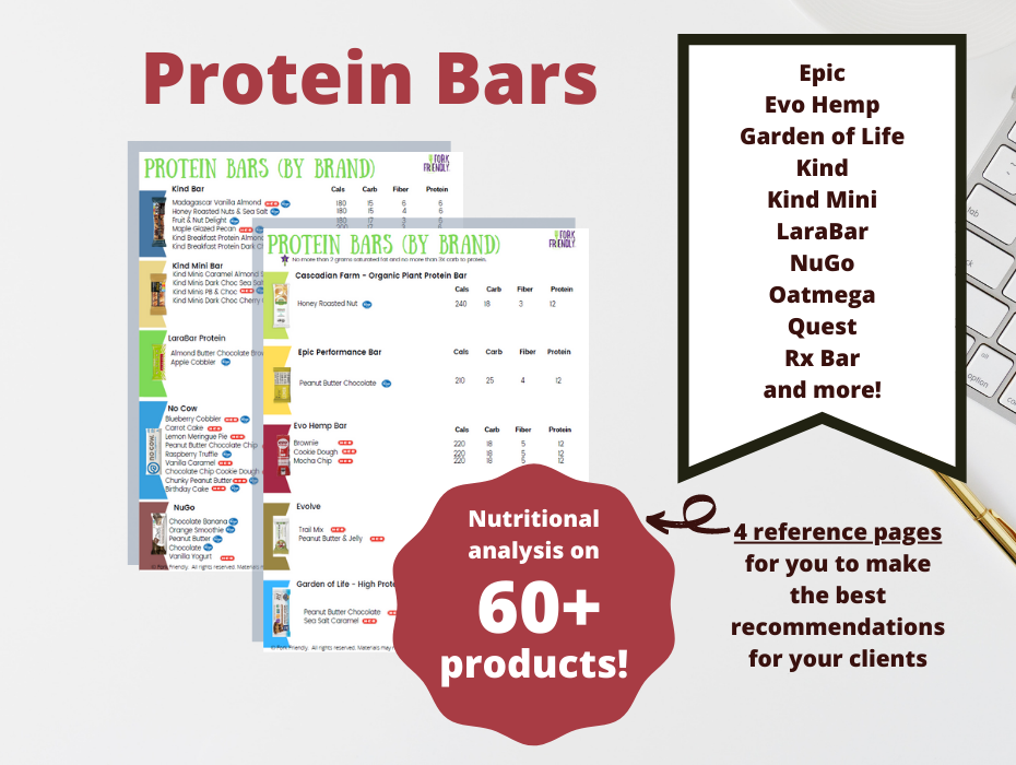 Protein Bar Product Guide | Well Resourced Dietitian