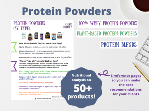 Protein Powder Product Guide - Well Resourced Dietitian