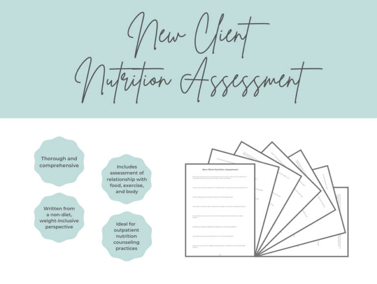 What to Look for in a Nutrition Assessment Form (And Ones We Recommend ...