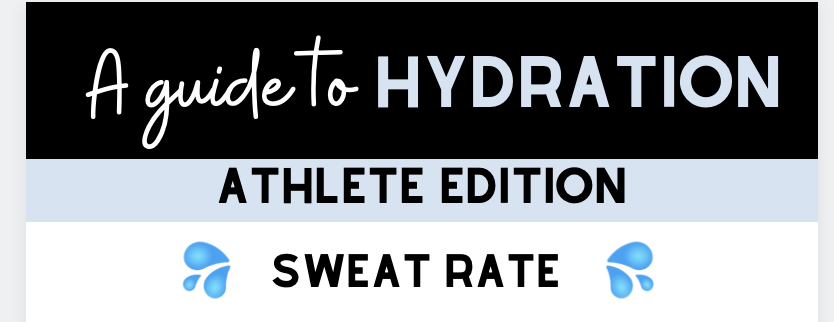 Athlete Hydration Guide - Well Resourced Dietitian