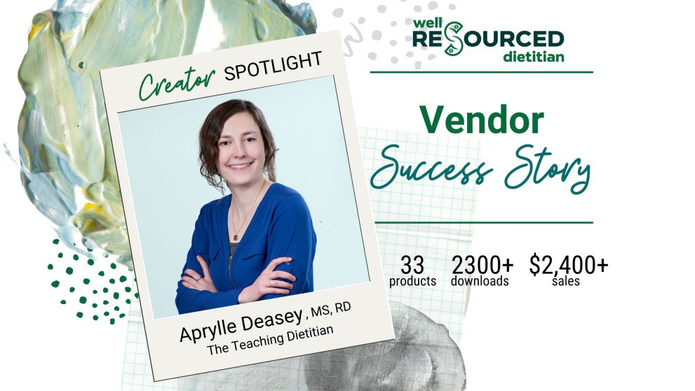 Workshop Toolkits Earn Big for Aprylle Deasey - Well Resourced Dietitian