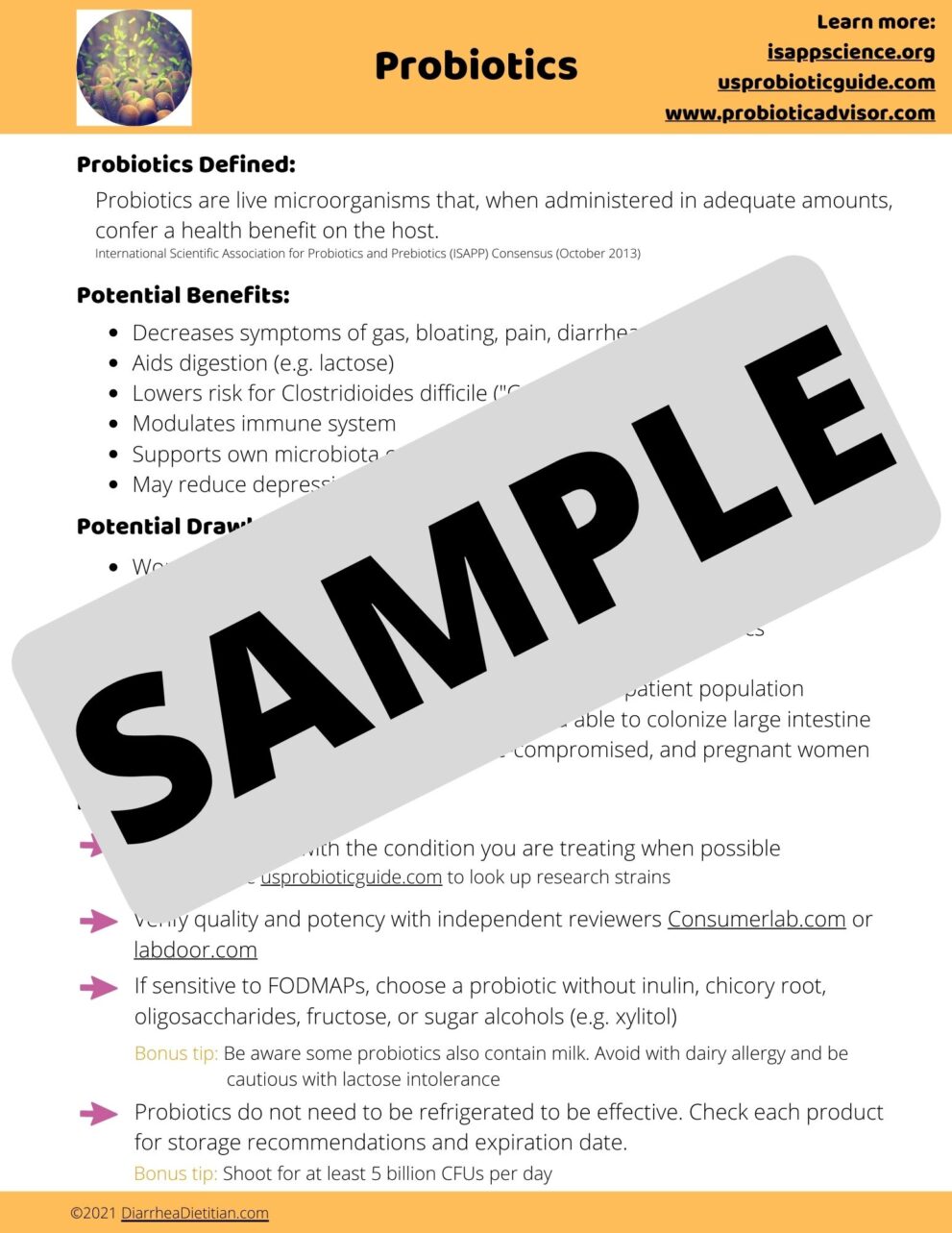 The Diarrhea Dietitian's Diarrhea Protocol Bundle 2025 - Well Resourced ...