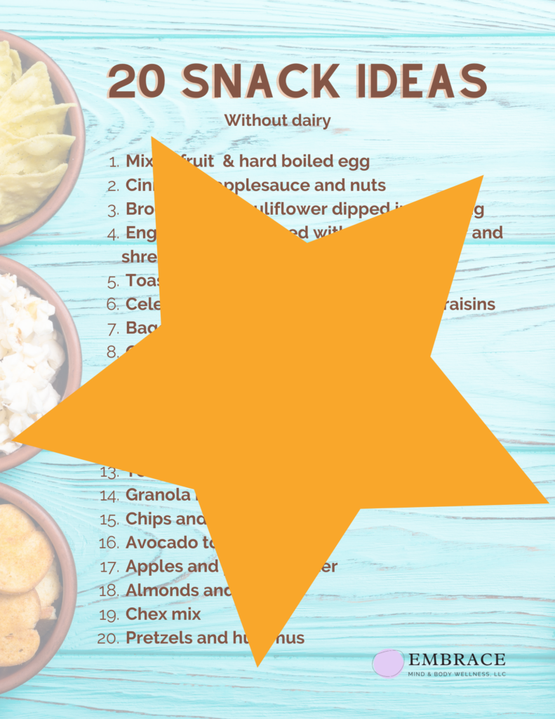 20 Dairy Free Snack Ideas - Well Resourced Dietitian