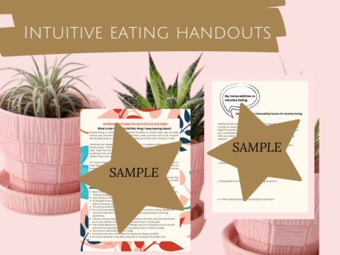 Intuitive Eating Readiness Handout and In Depth Questionnaire - Well ...