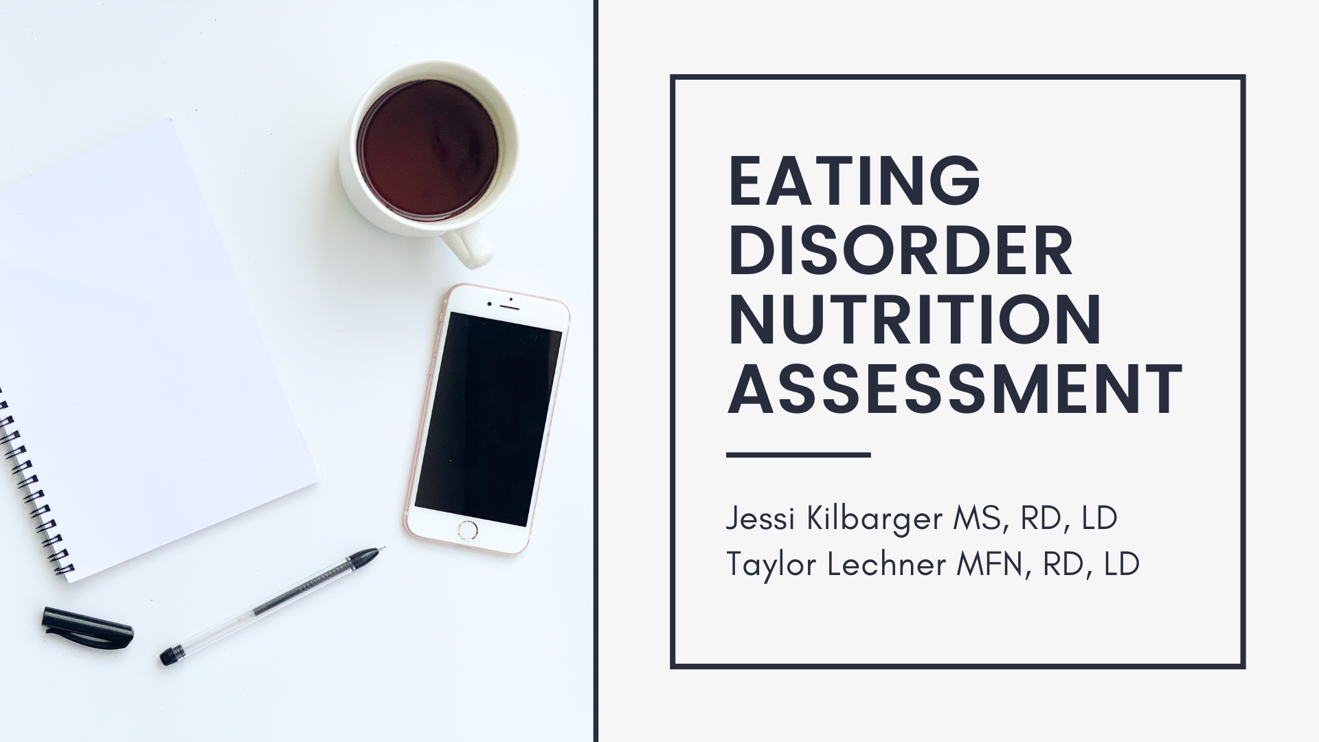 Eating Disorder Nutrition Assessment - Well Resourced Dietitian