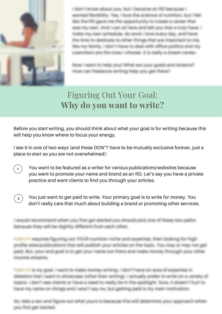 Your Guide to Freelance Writing as an RDN - Well Resourced Dietitian