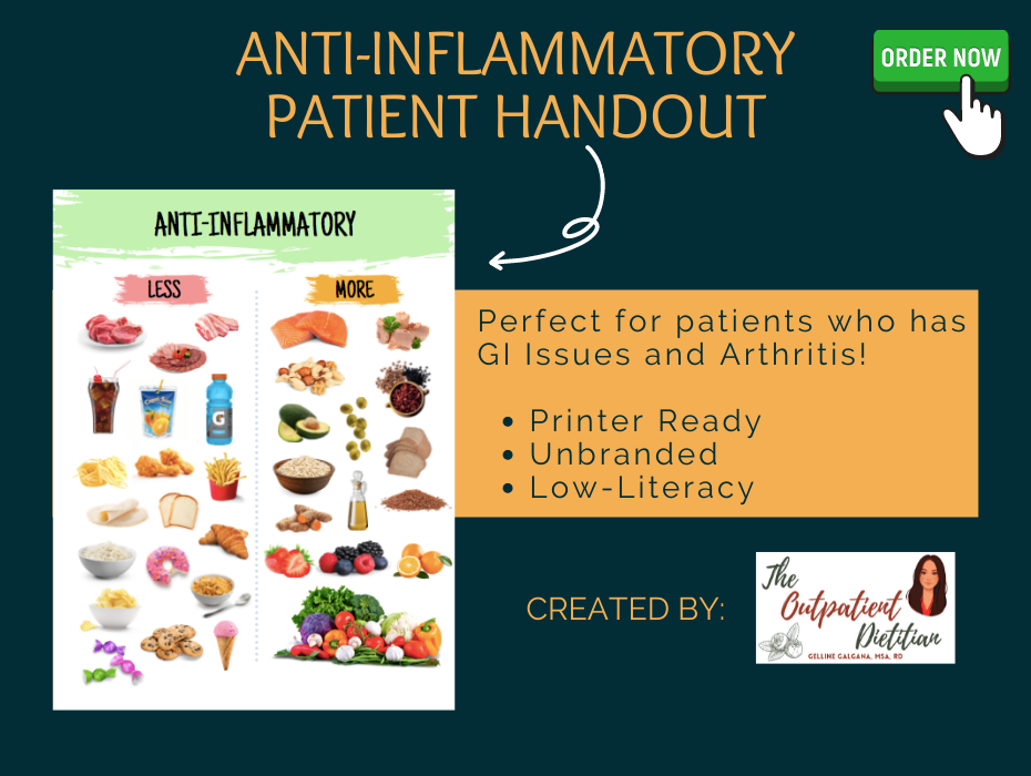 Anti-Inflammatory Foods - Well Resourced Dietitian