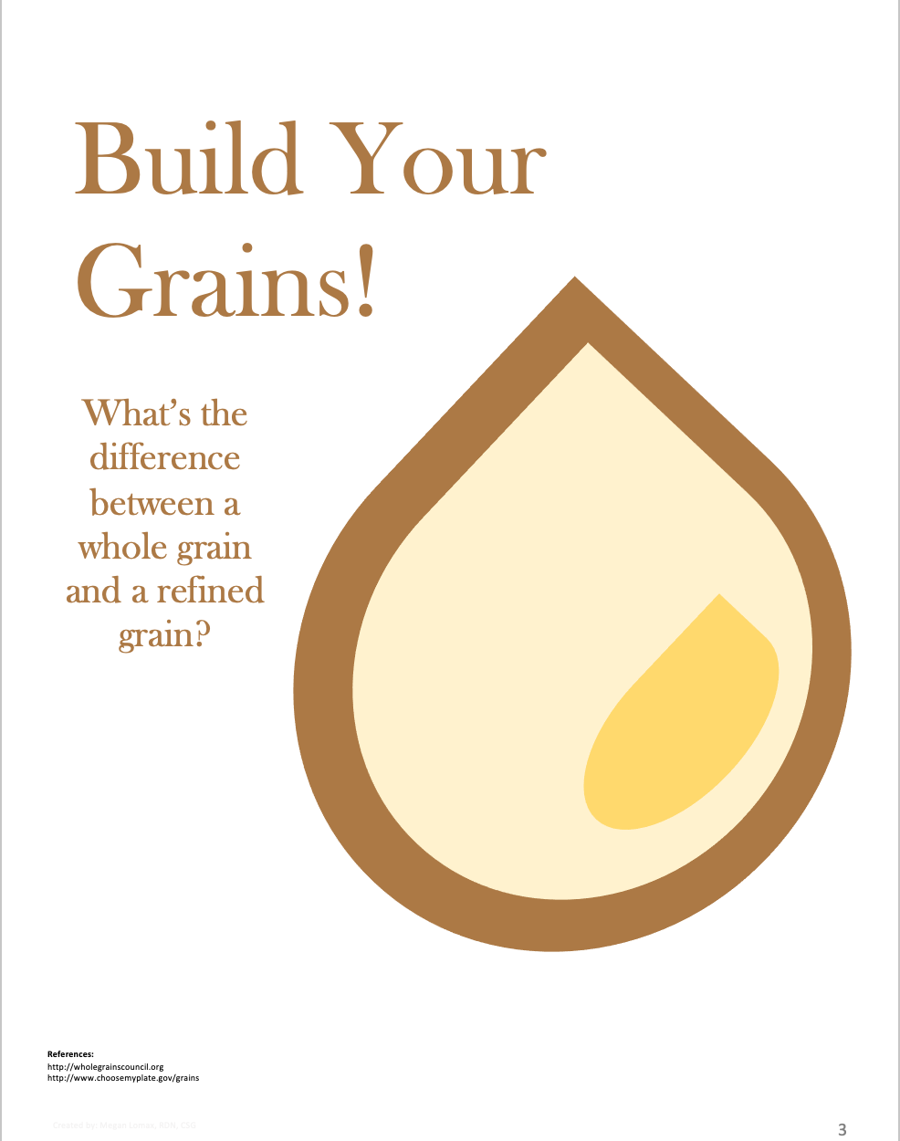Build Your Grains Activity - Well Resourced Dietitian